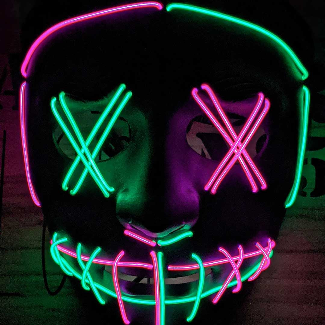 Led Halloween Masken